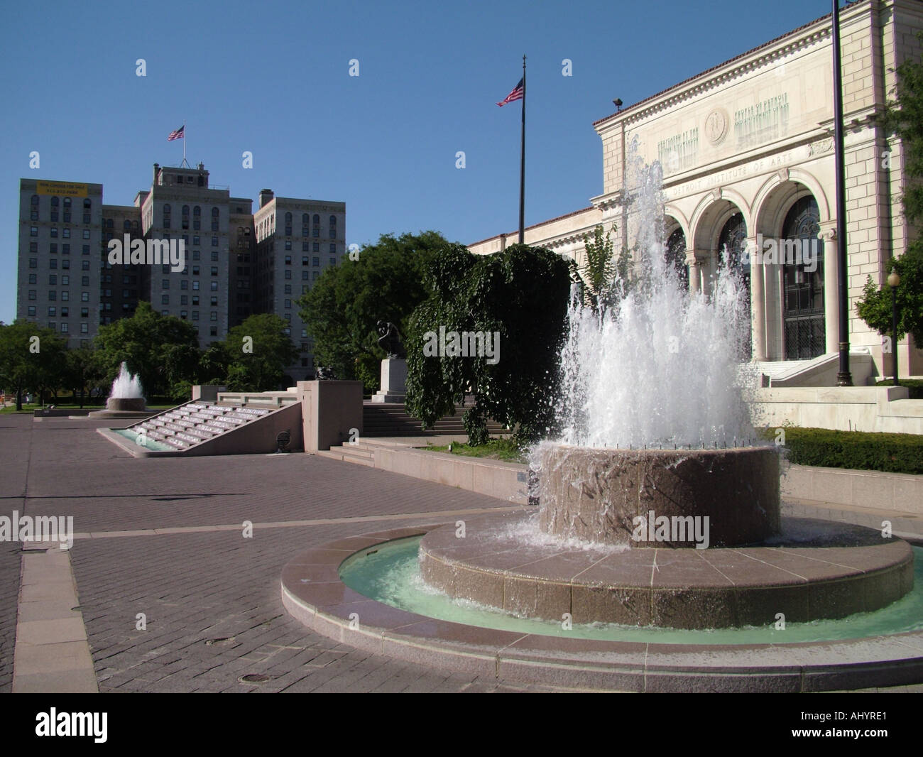 Detroit landmarks hi-res stock photography and images - Alamy