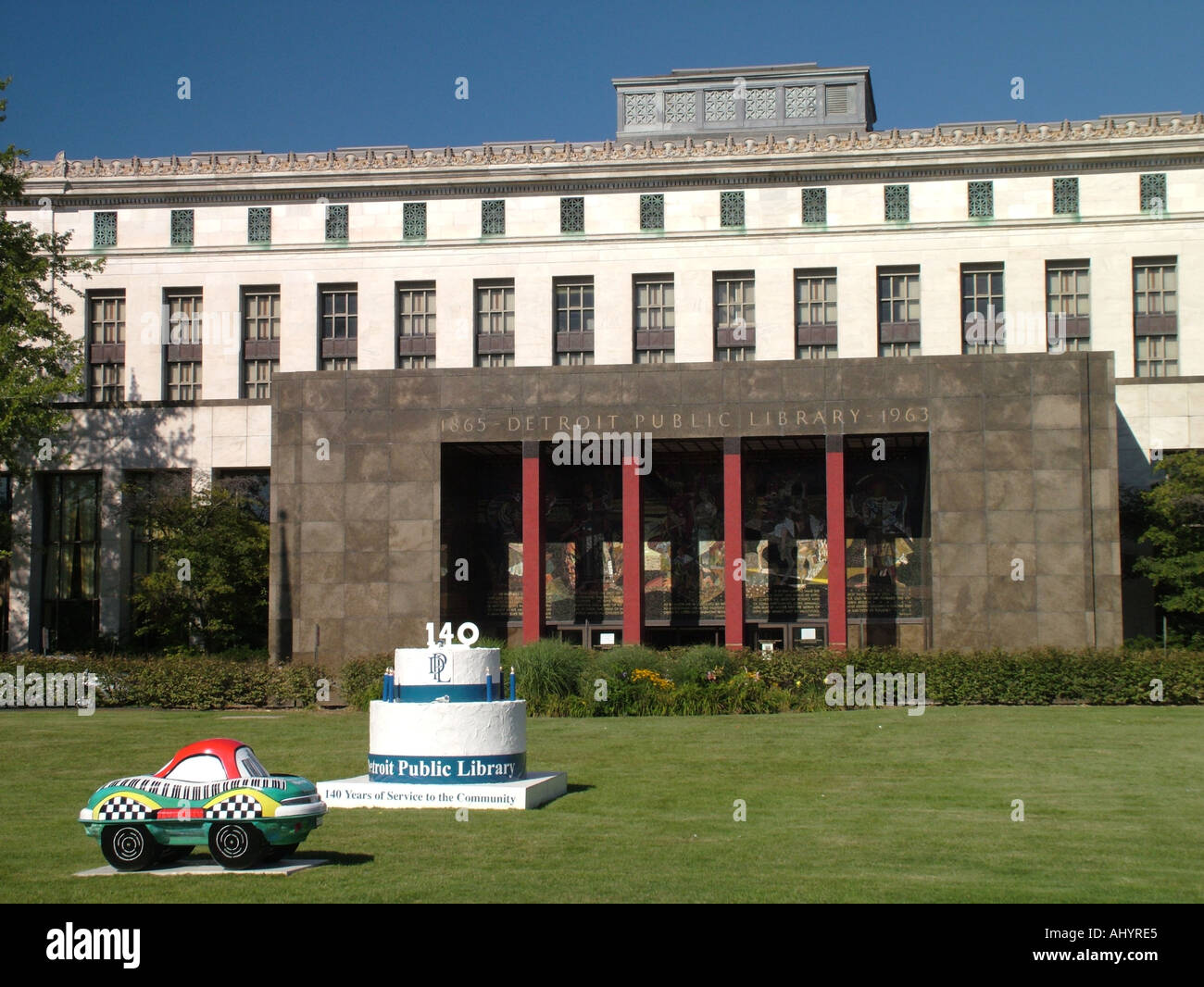 Detroit public library hi-res stock photography and images - Alamy