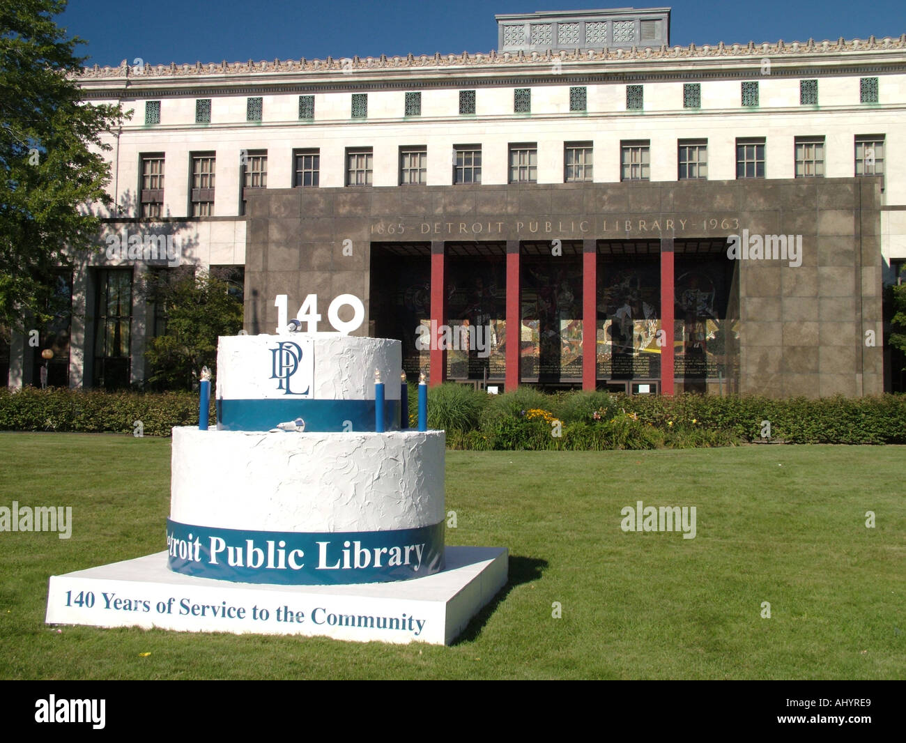Detroit public library hi-res stock photography and images - Alamy