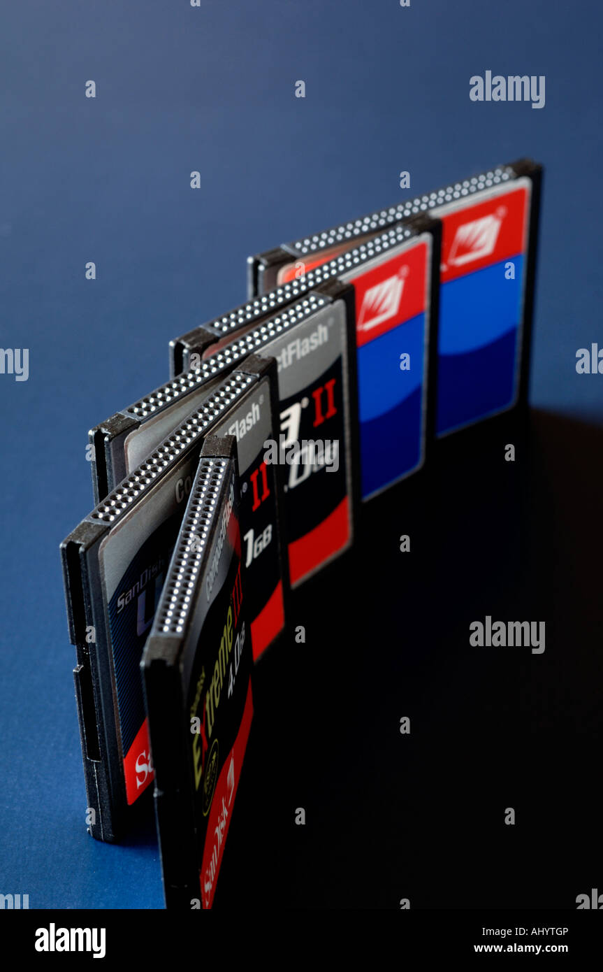 Compact Flash memory cards Stock Photo - Alamy