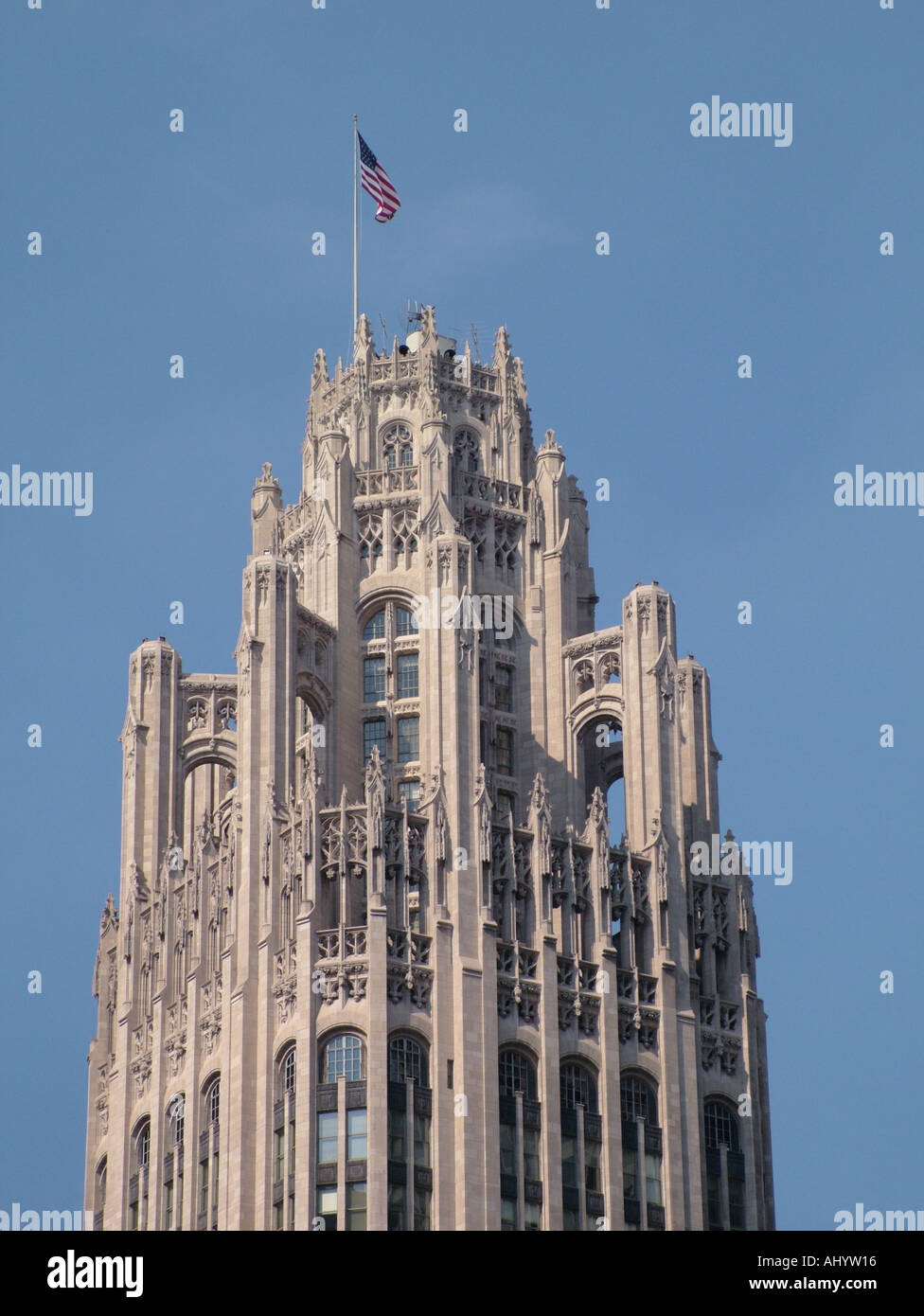 Tribune tower chicago tribune hi-res stock photography and images - Alamy
