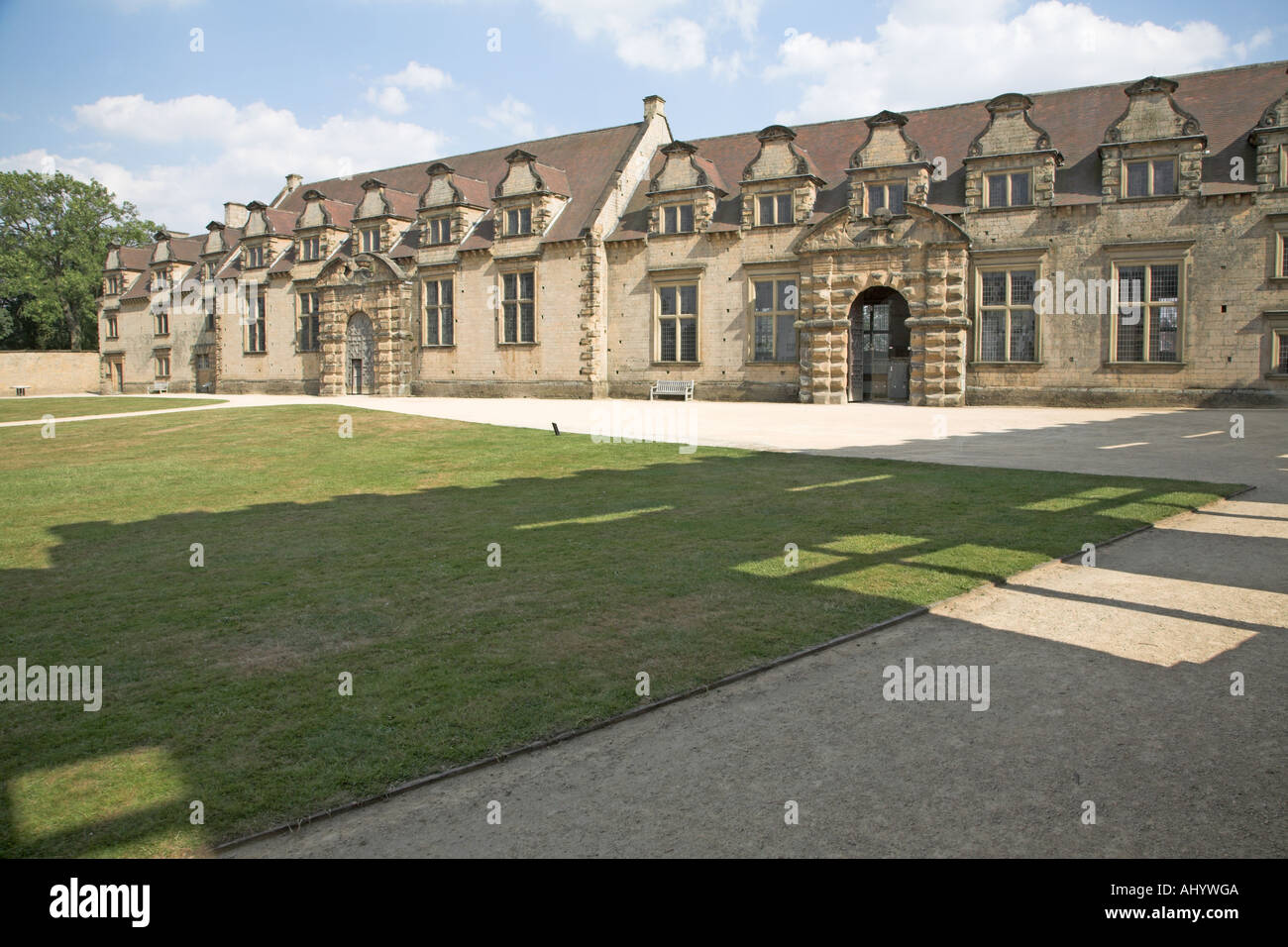 Bolsover castle Derbyshire England- equestrian building stables Stock ...