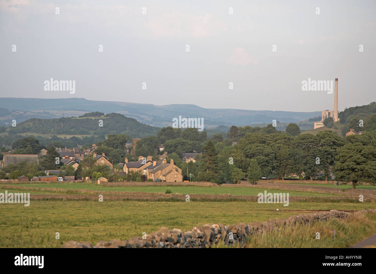 Quarry near Castleton Peak District national park Derbyshire England ...