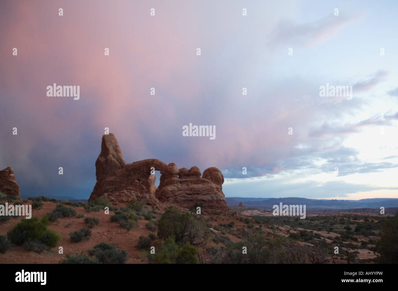 Rock formation in desert Stock Photo - Alamy