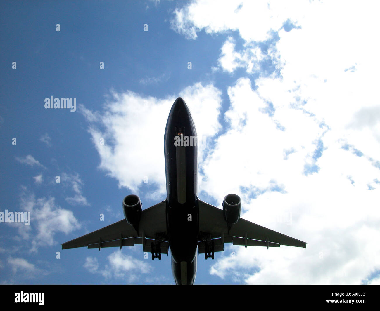 Aircraft landing at Heathrow Airport, London, England, UK Stock Photo ...