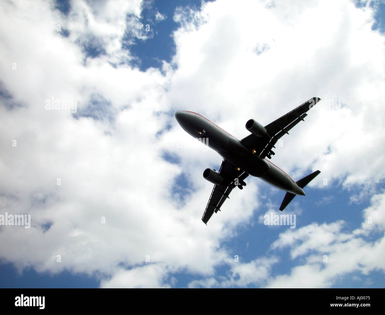 Aircraft landing at Heathrow Airport, London, England, UK Stock Photo ...