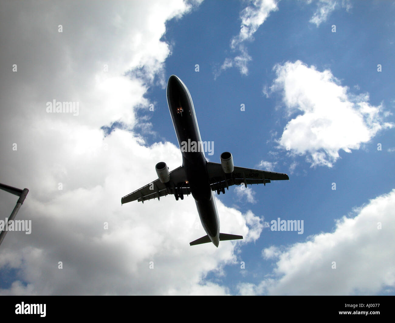 Aircraft landing at Heathrow Airport, London, England, UK Stock Photo ...