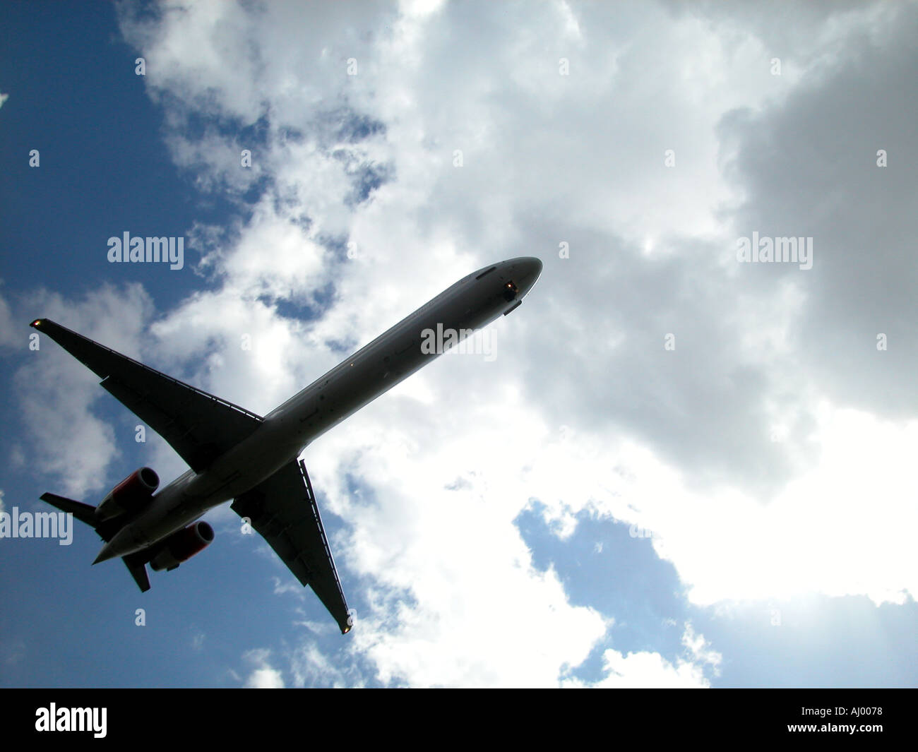 Aircraft landing at Heathrow Airport, London, England, UK Stock Photo ...