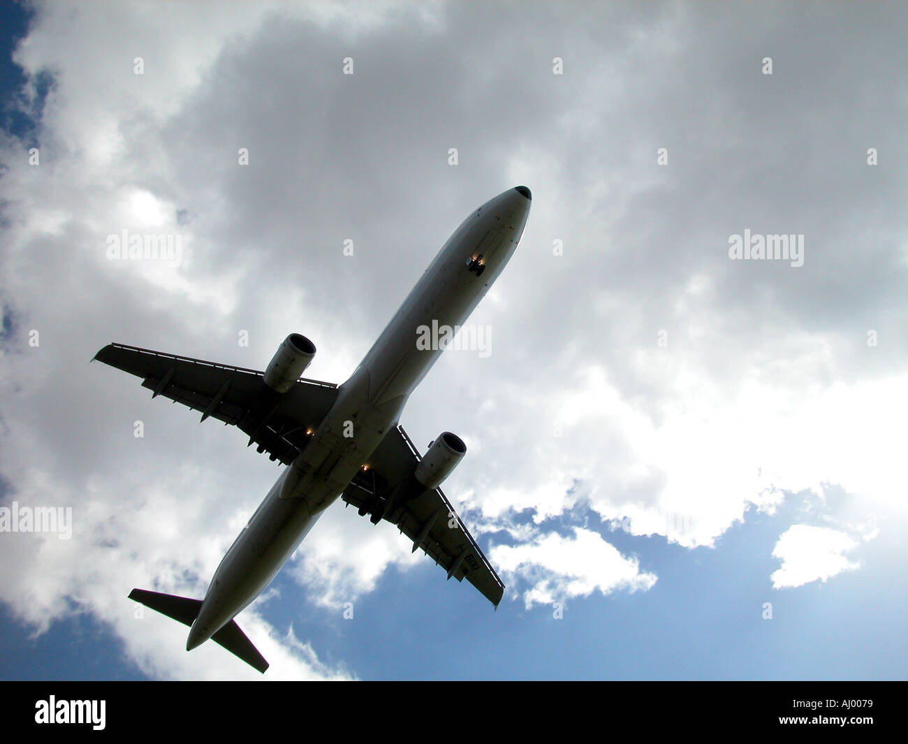 Aircraft landing at Heathrow Airport, London, England, UK Stock Photo ...
