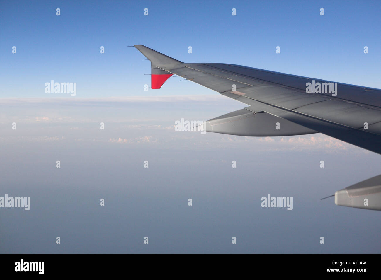 View from aircraft in flight Stock Photo - Alamy