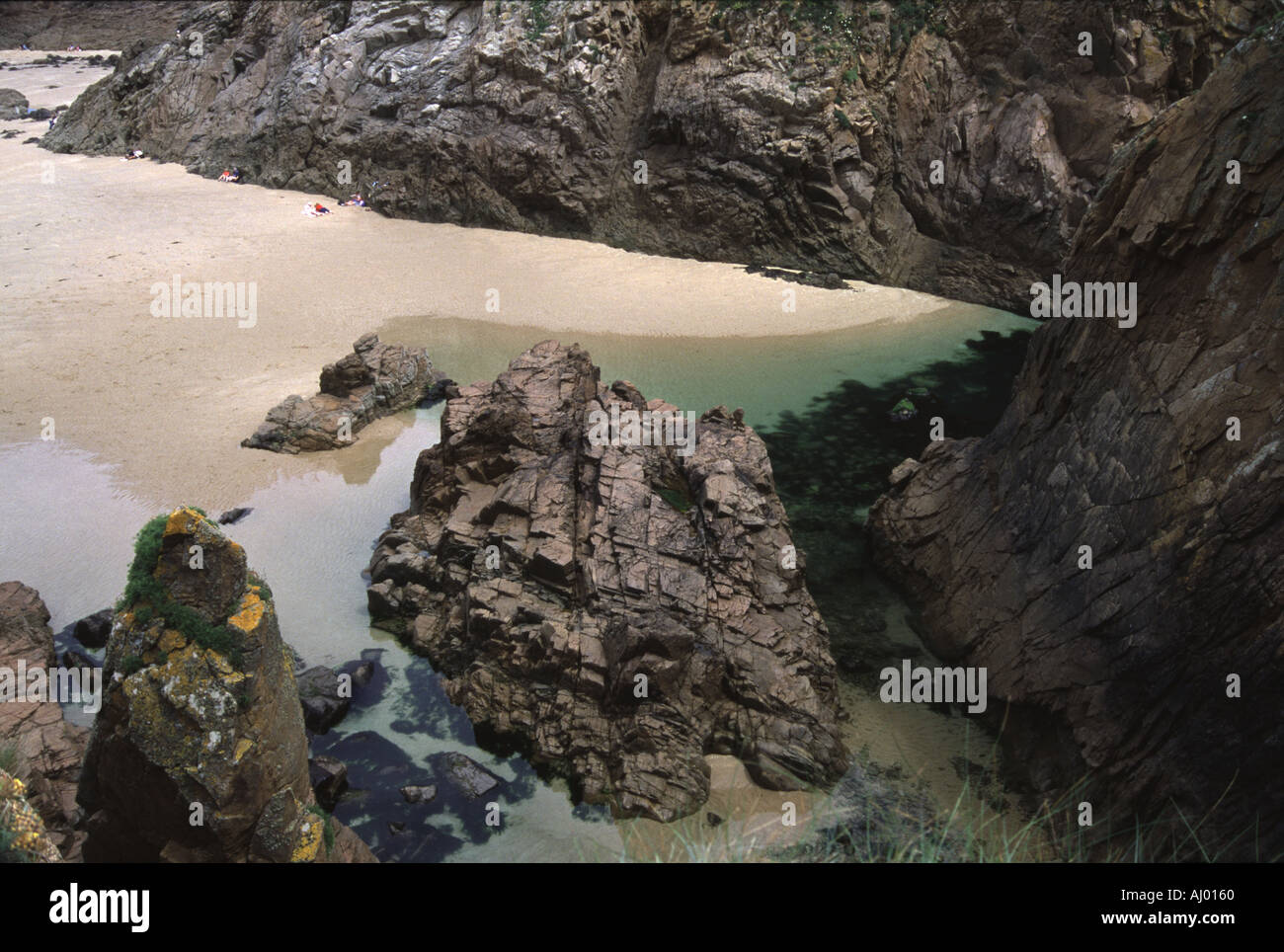 Plemont Bay Jersey Channel Islands Stock Photo - Alamy