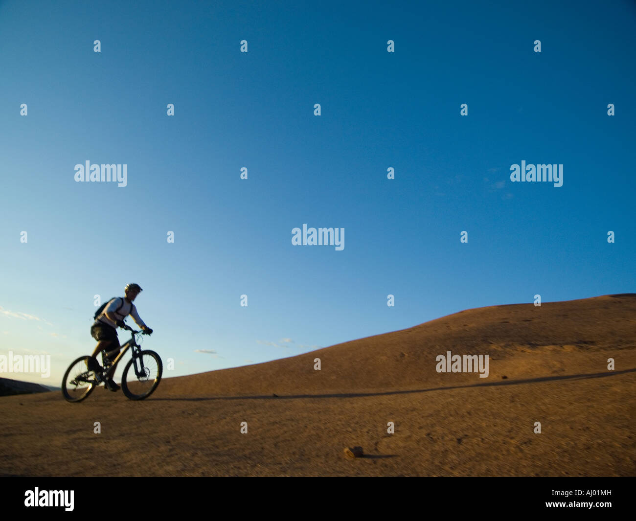 Person riding mountain bikes Stock Photo - Alamy