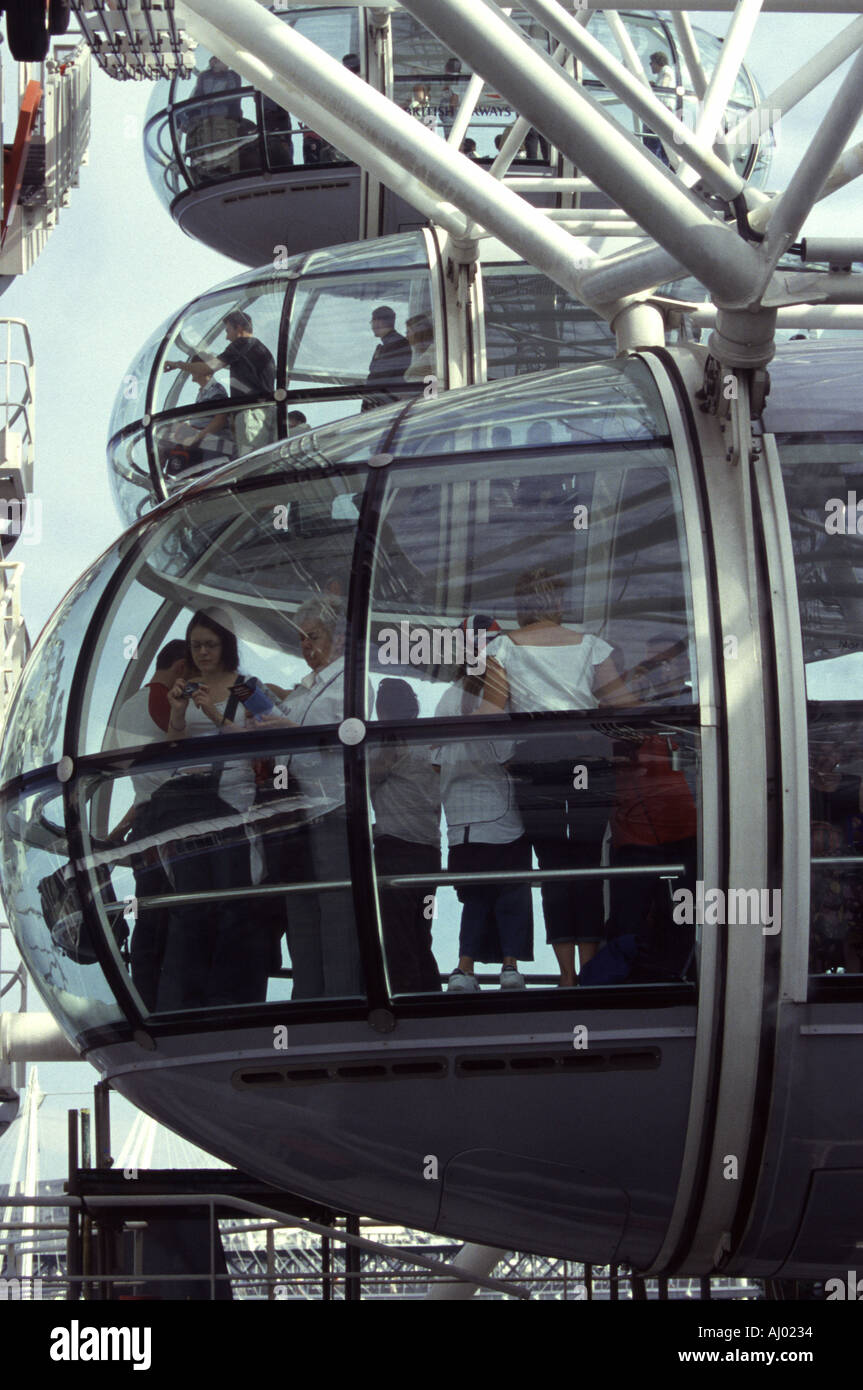 London Millenium Wheel London Eye Stock Photo - Alamy