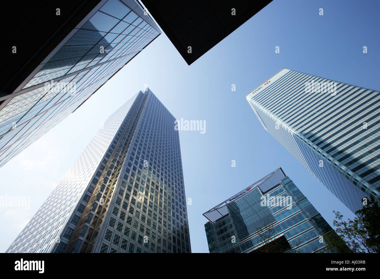 London high rise office blocks in the Docklands Stock Photo - Alamy