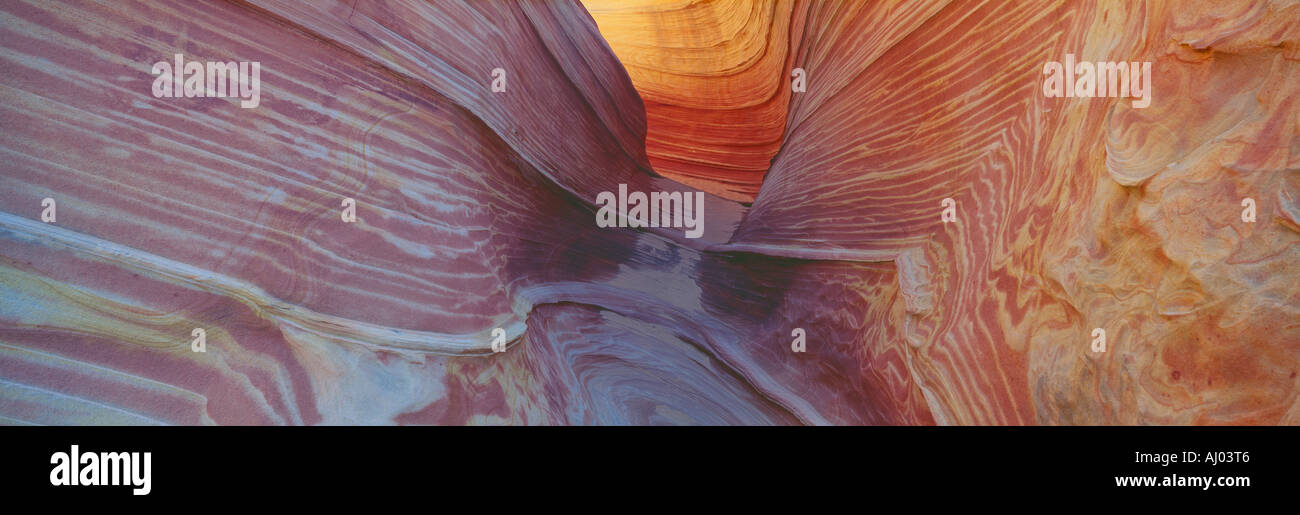 The Wave Sandstone Formation Kenab Utah Stock Photo - Alamy