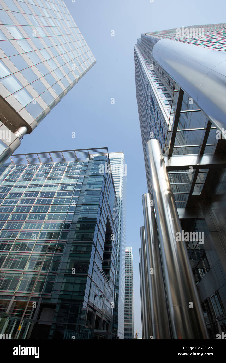 London high rise office blocks in the Docklands Stock Photo - Alamy