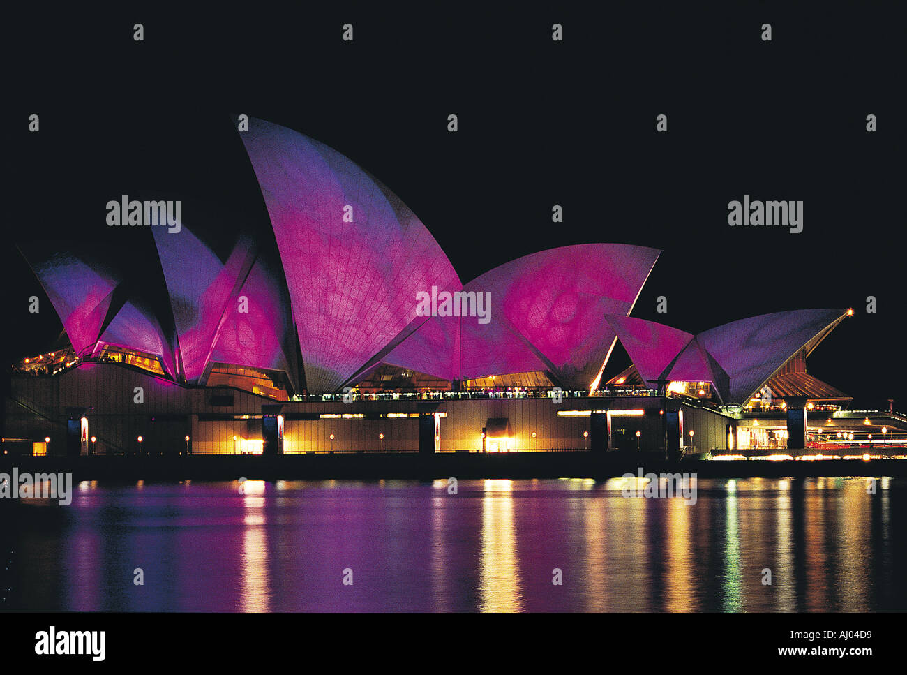 Sydney Opera House at Night Stock Photo - Alamy