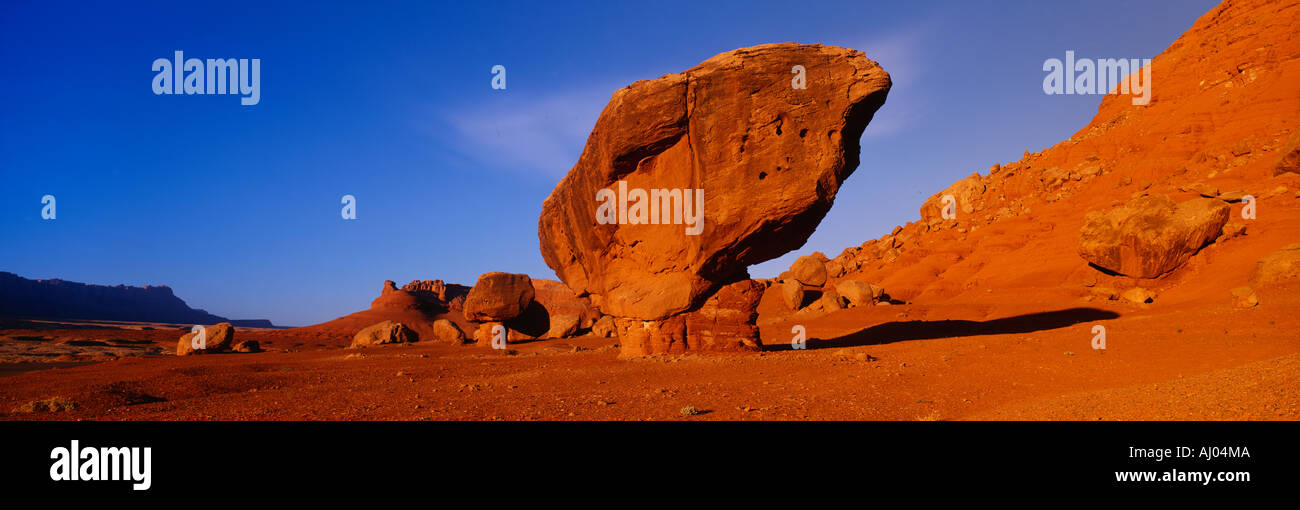 Balanced Rock Marble Canyon Arizona Stock Photo - Alamy