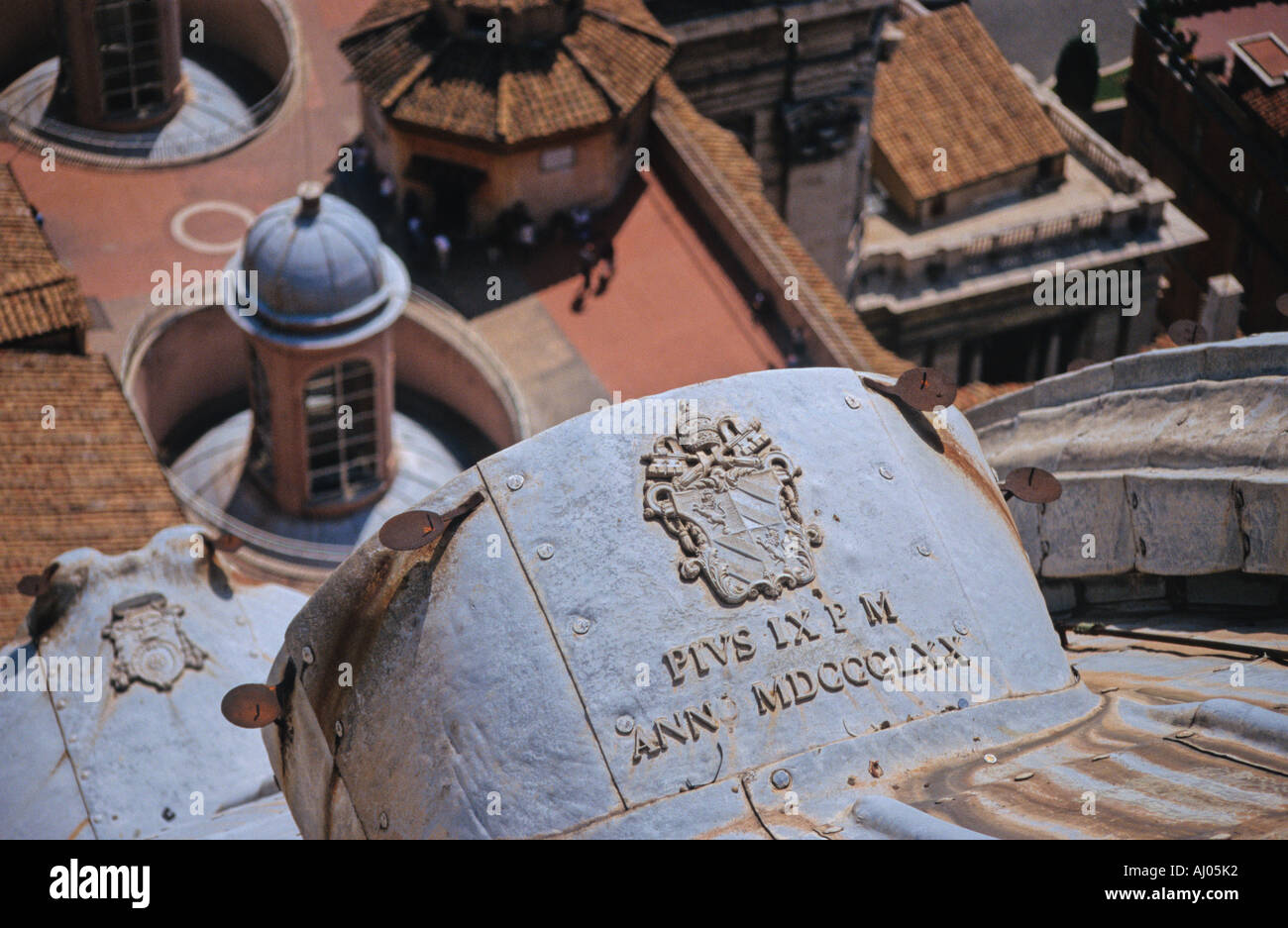 Roof of St Peter's Basilica, Vatican City Stock Photo - Alamy