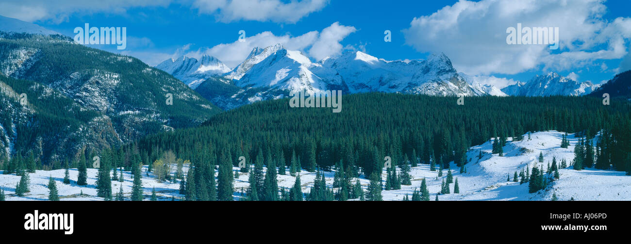 Molas Pass summit Million Dollar Highway Rte 550 Colorado Stock Photo ...