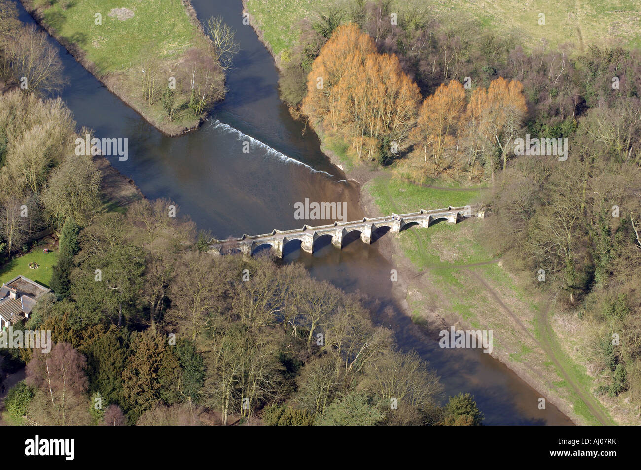 The Essex Bridge at Shugborough Hall in Staffordshire Run by the ...