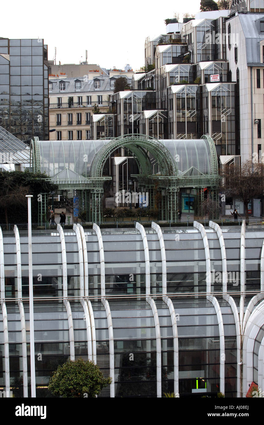 Glass architecture in Paris France Stock Photo - Alamy