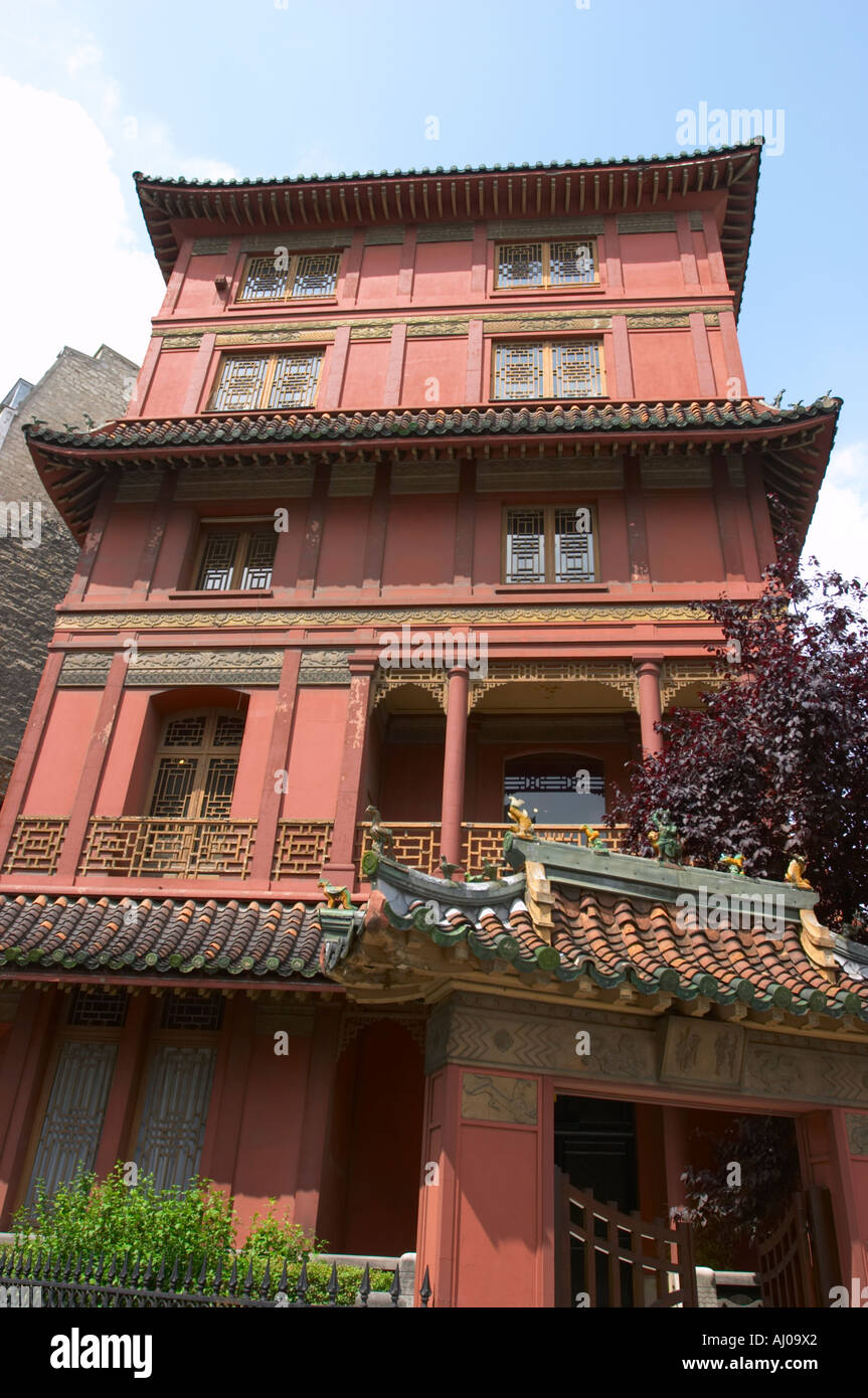 Eminent Chinese antique dealer Ching Tsai Loo had this pagoda built at ...