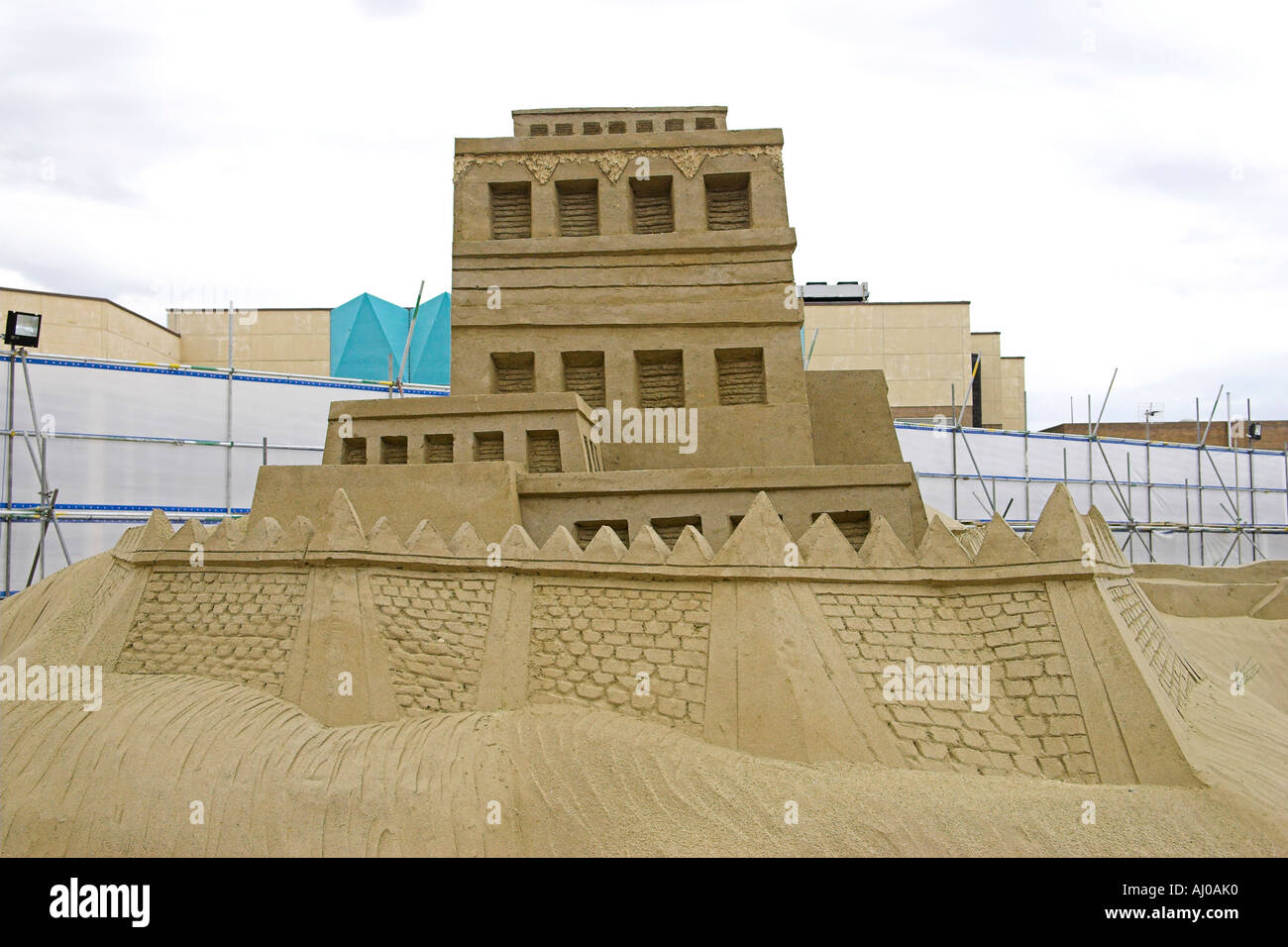 ancient Greece sand sculpture at great Yarmouth Stock Photo - Alamy