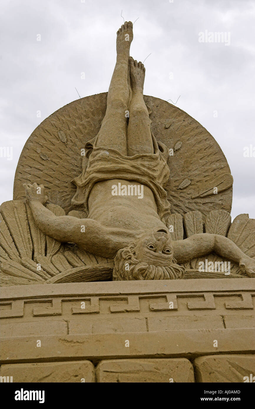 ancient Greece sand sculpture at great Yarmouth Stock Photo - Alamy