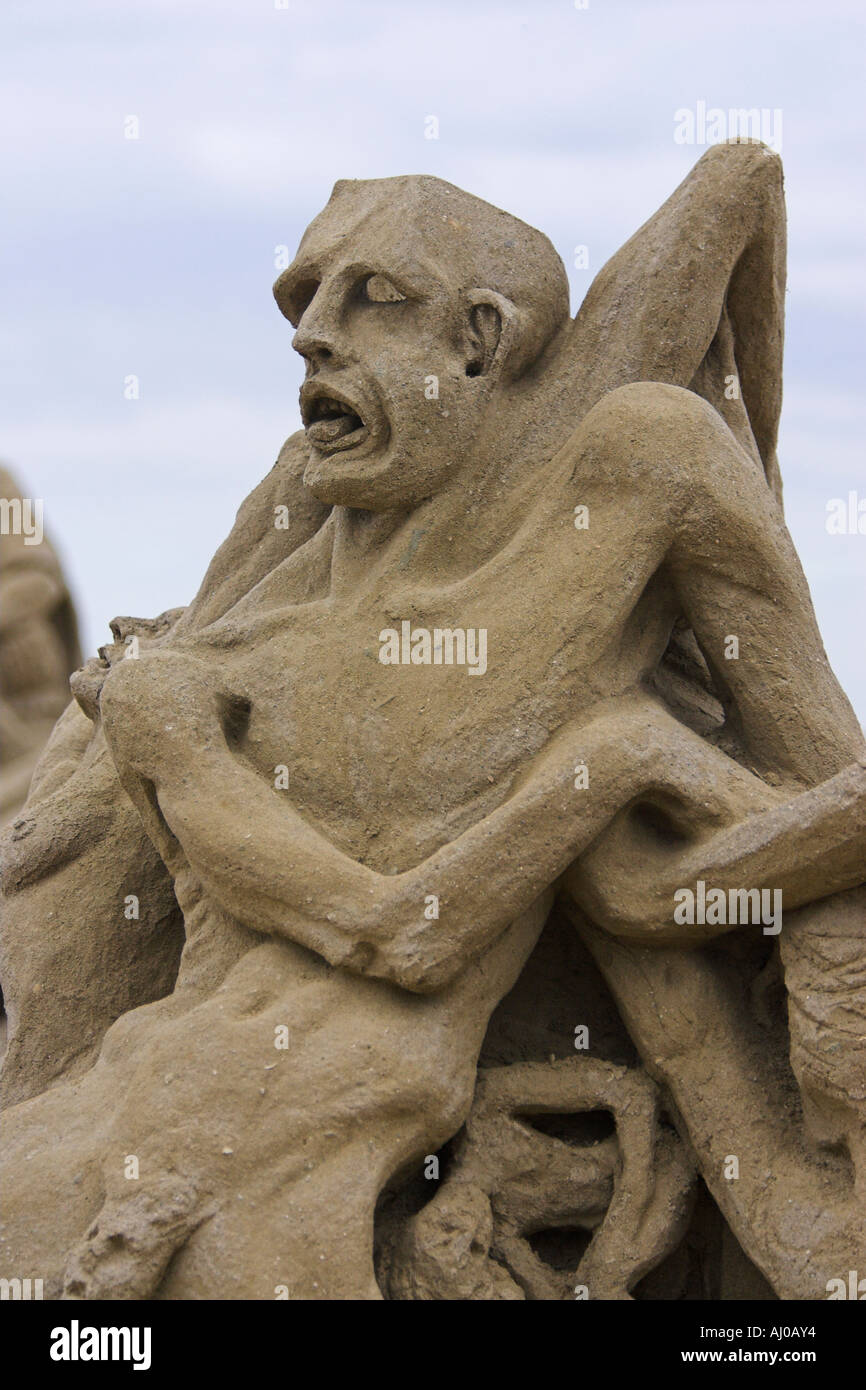 ancient Greece sand sculpture at great Yarmouth Stock Photo - Alamy