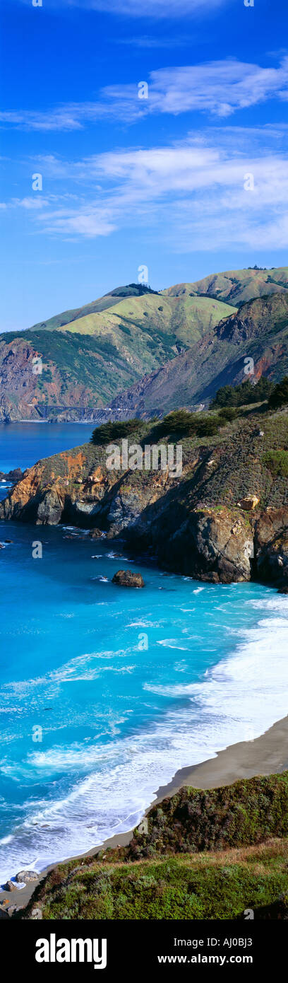 Turquoise Pacific waters California Stock Photo - Alamy