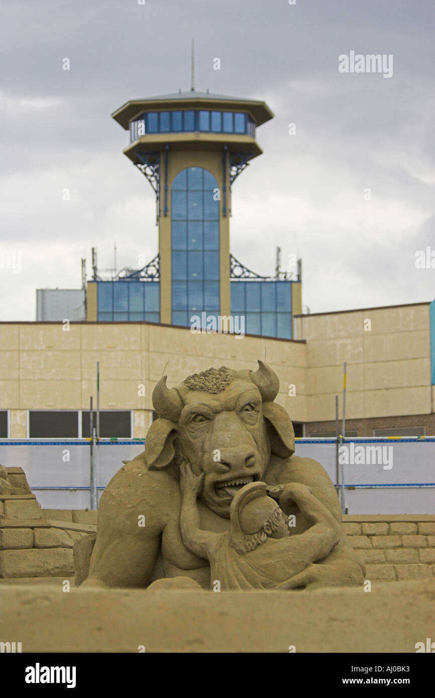 ancient Greece sand sculpture at great Yarmouth Stock Photo - Alamy