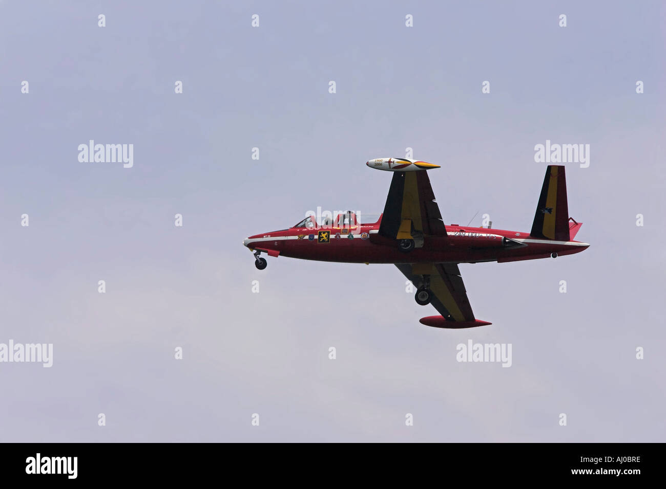 Fouga Magister jet trainer Stock Photo - Alamy