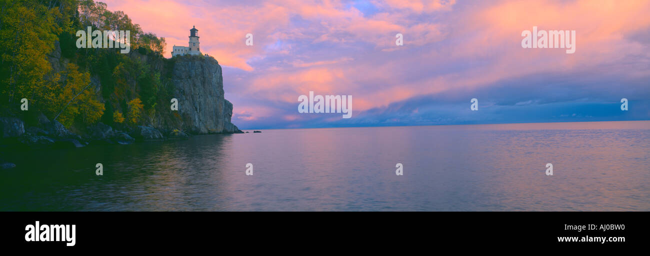 Lighthouse from 1905 at Split Rock Lake Superior Michigan Stock Photo ... Lighthouse from 1905 at Split Rock Lake Superior Michigan Stock Photo ...
