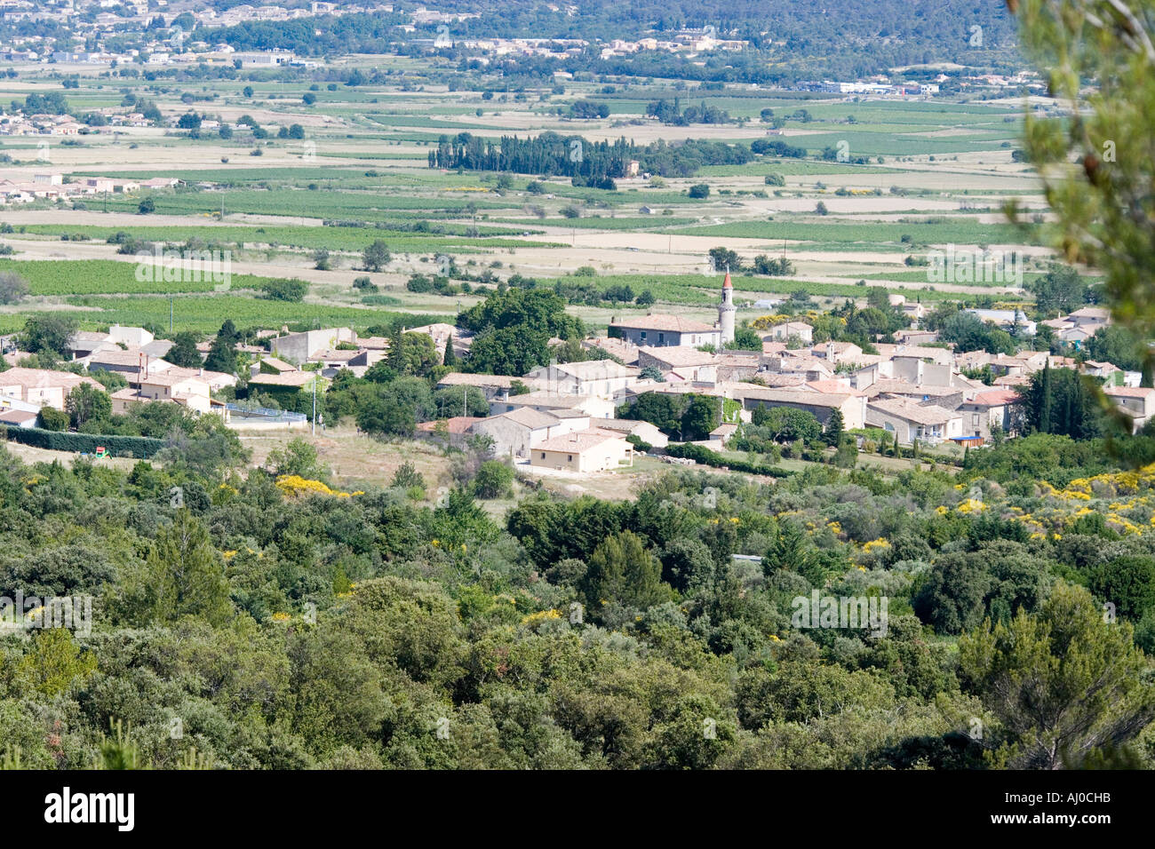 Spanish farming landscape at Cuevas del Becerro, near Serrato ...