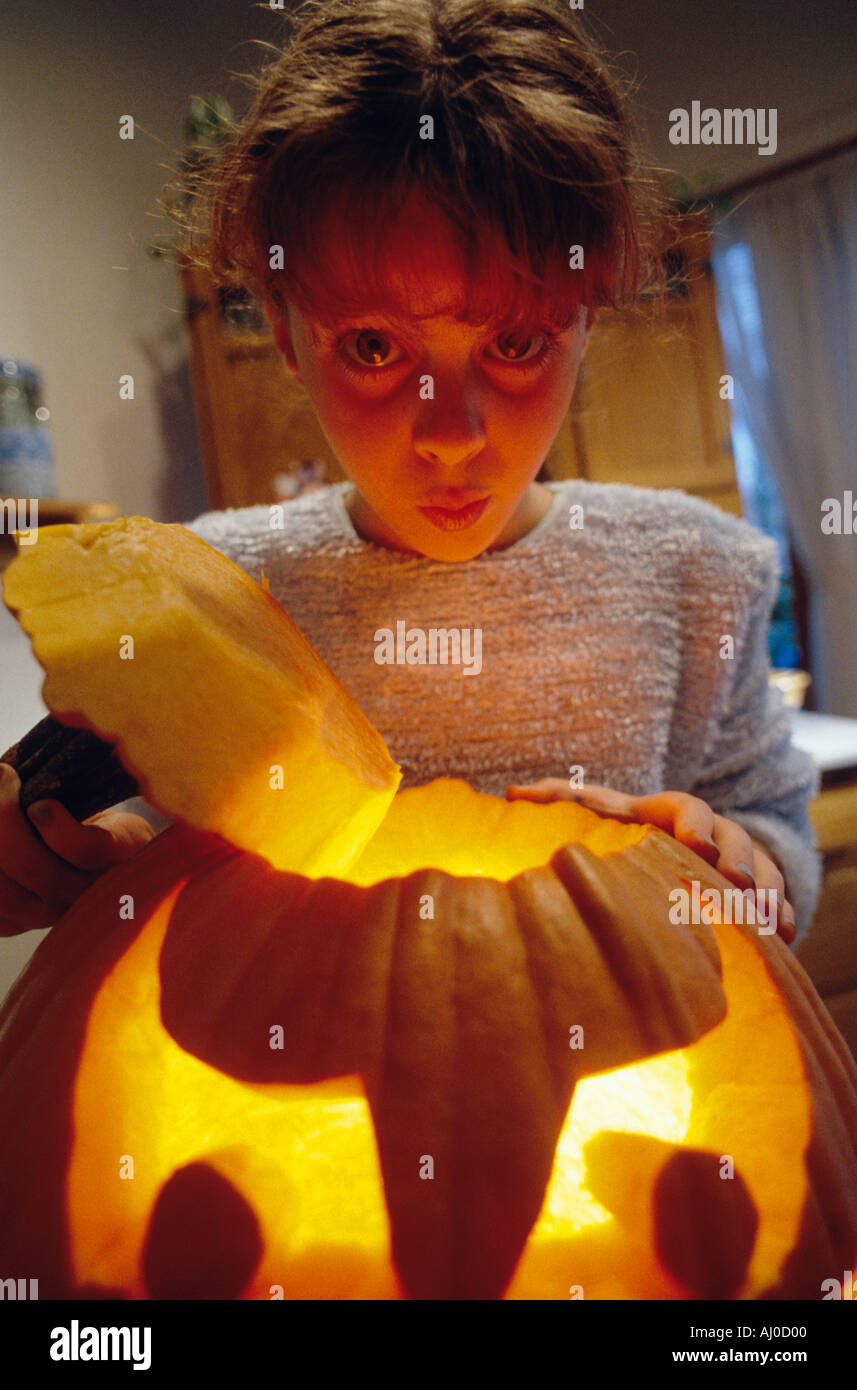 Person Lit From Below