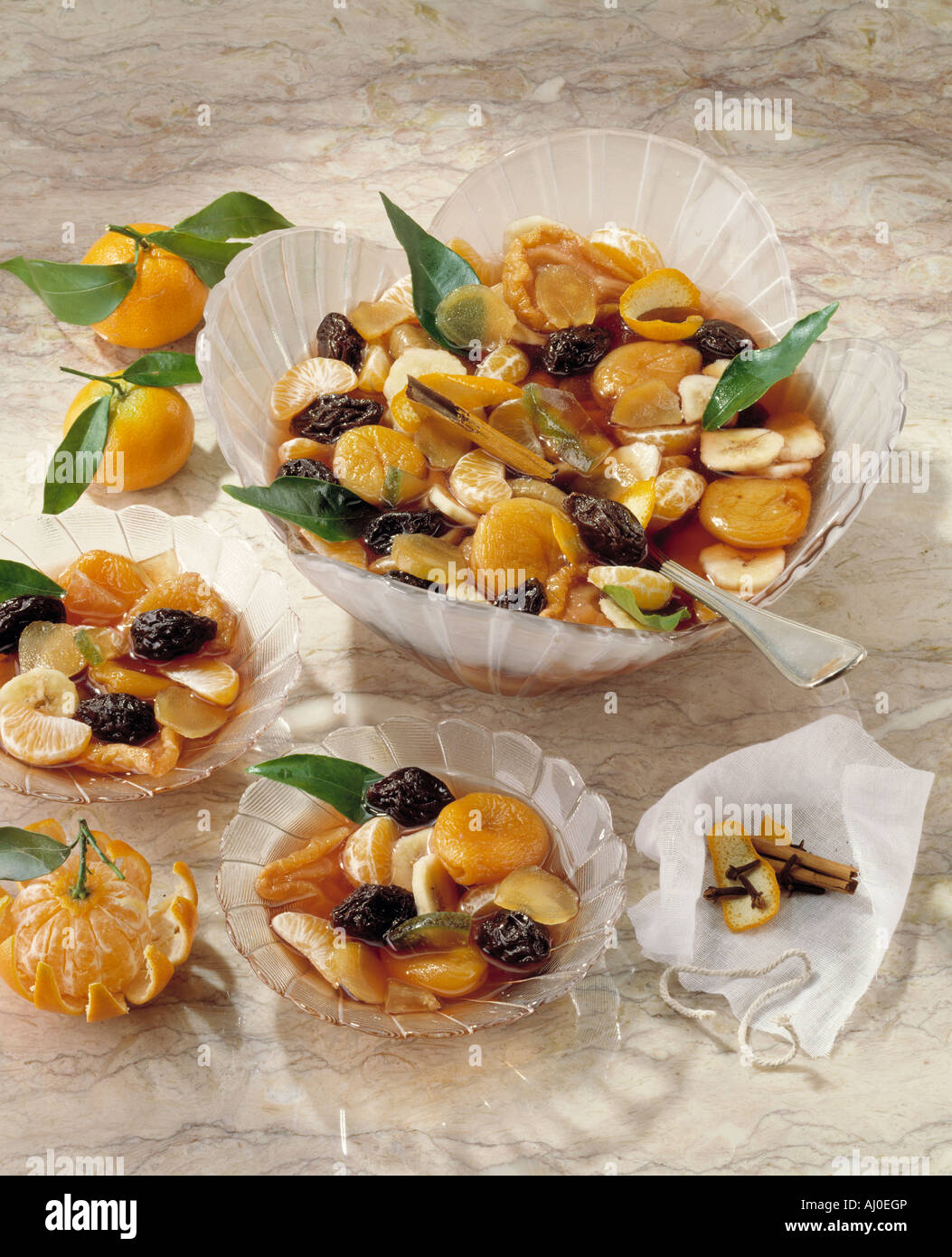 Dried fruit compote vegetarian editorial food Stock Photo - Alamy