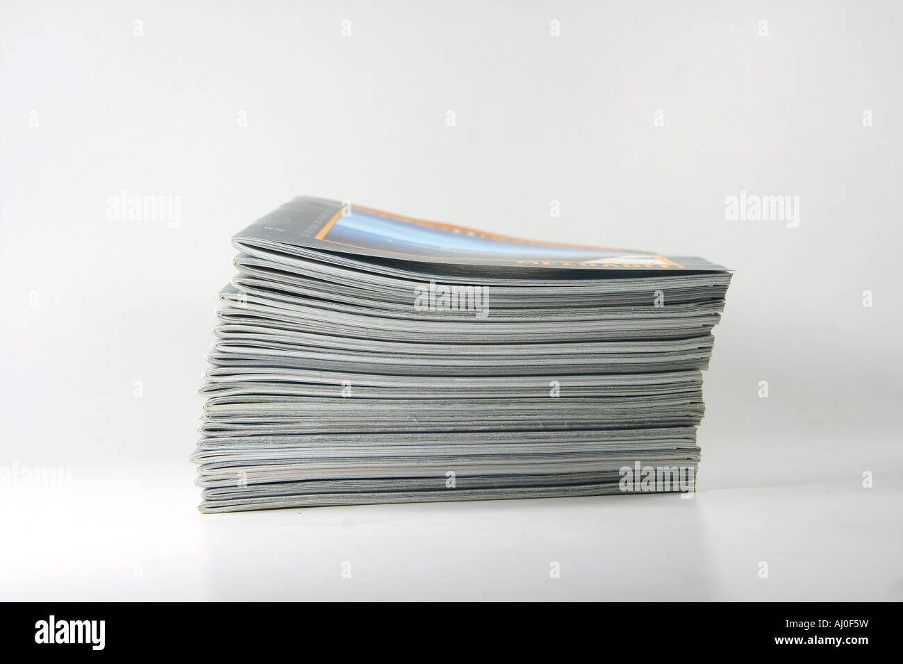publications concepts magazines in white background detail Stock Photo ...