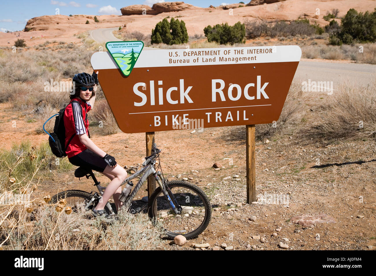 Slick rock trail hi-res stock photography and images - Alamy