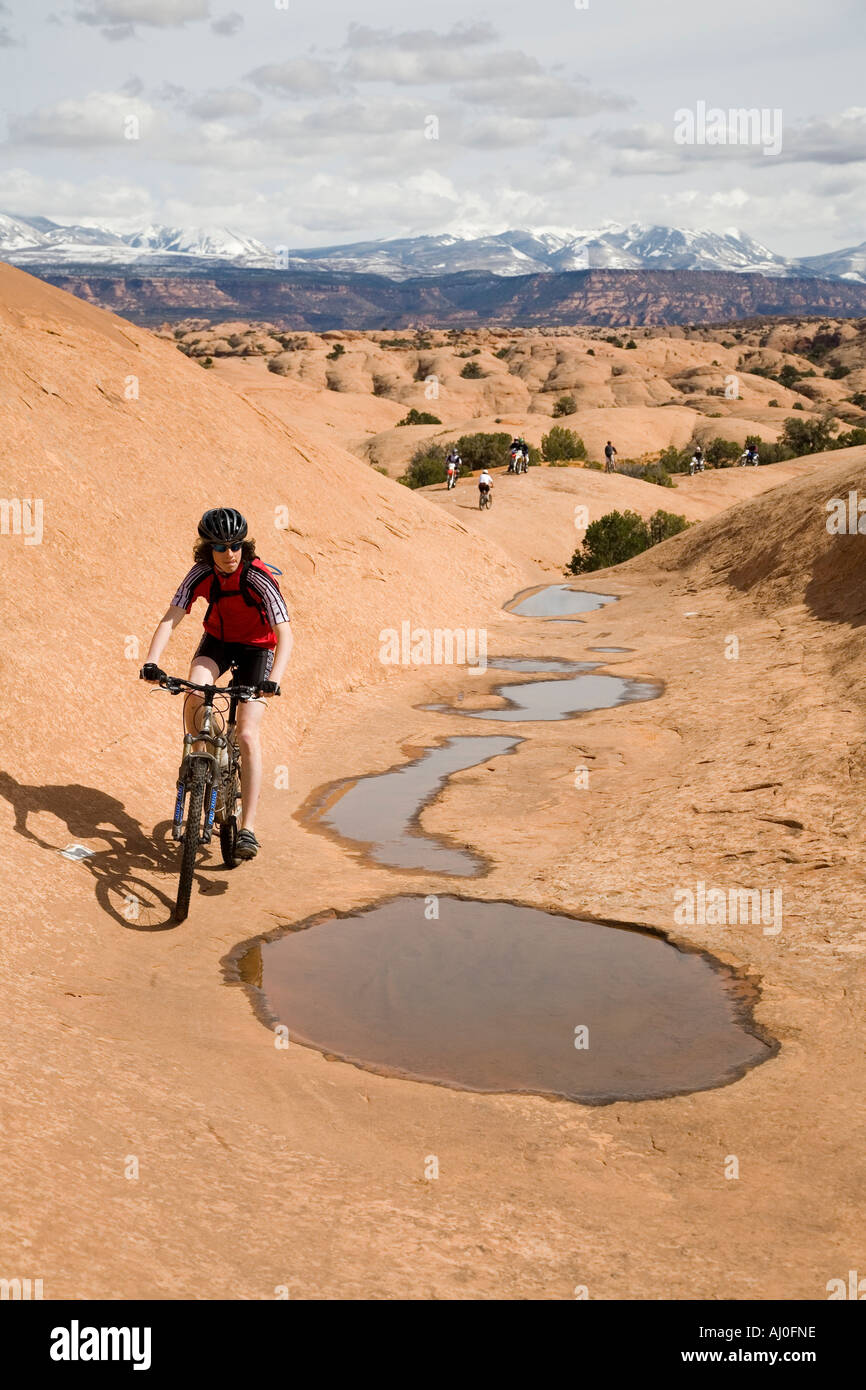 Slick rock biking hi-res stock photography and images - Alamy