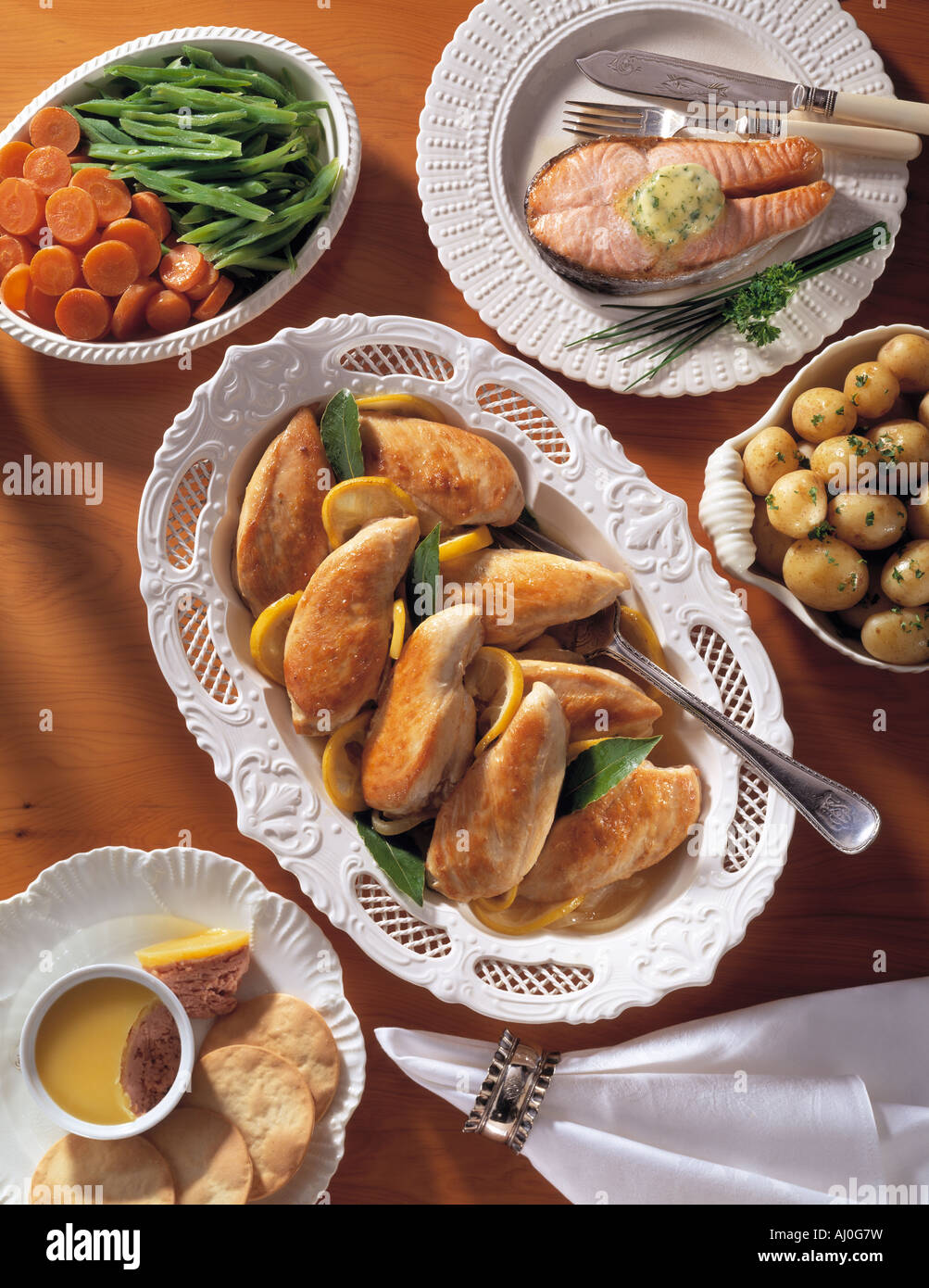 Chicken pate salmon fillet chicken pate hi-res stock photography and ...