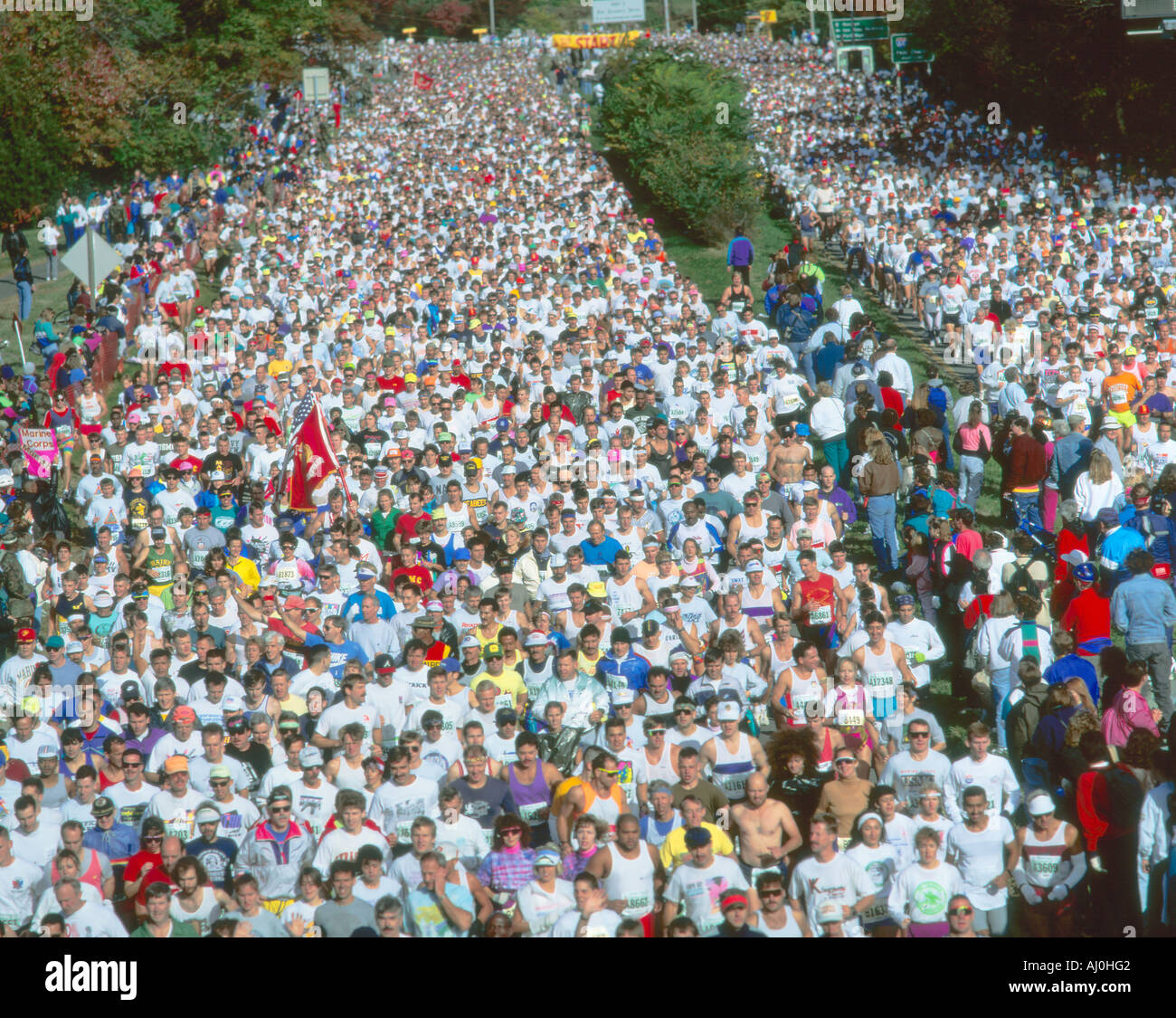 Marine corps marathon hi-res stock photography and images - Alamy