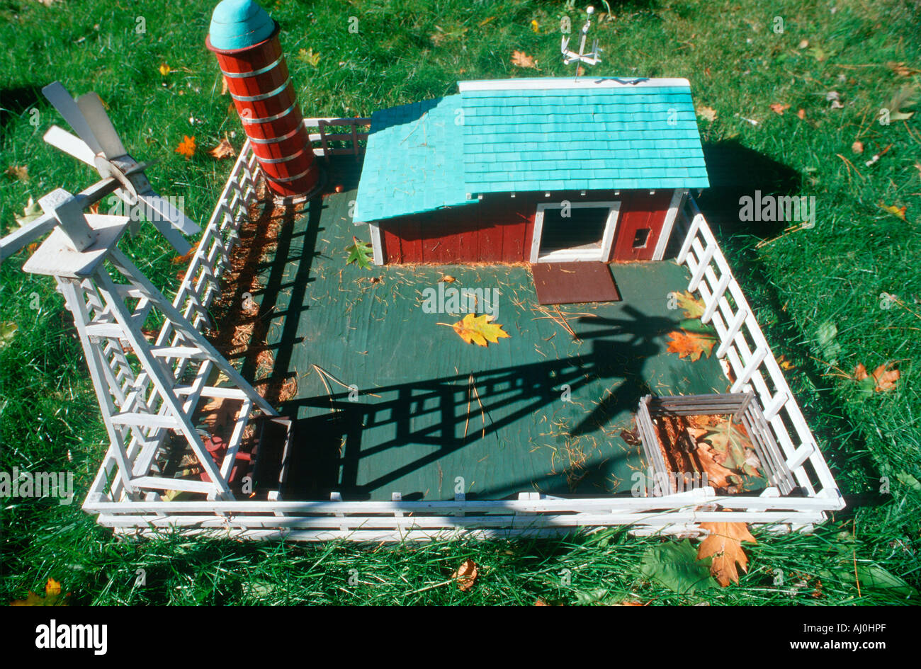 A miniature replica of a farm Stock Photo - Alamy
