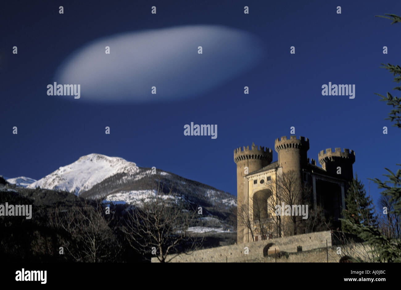 Castle Aymavilles Valle d Aosta Italy Stock Photo - Alamy