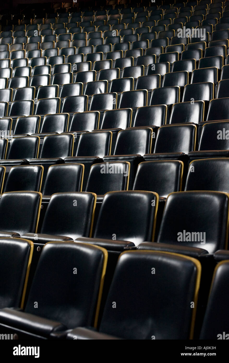 Rows of seats in a theatre auditorium Birmingham England UK Stock Photo ...
