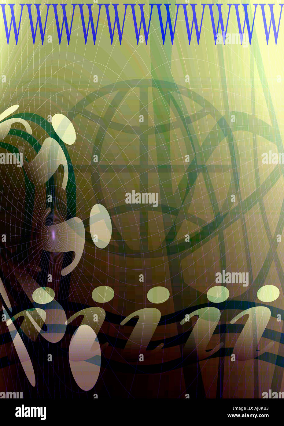Symbolic Photo for Technology Background Signs and Symbols for World ...