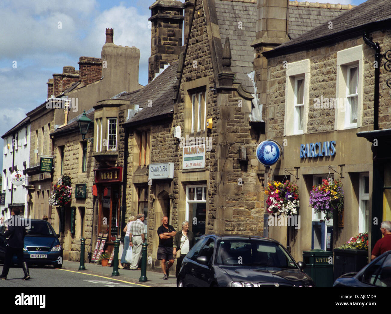 The town center of Garstang in Lancashire Stock Photo - Alamy