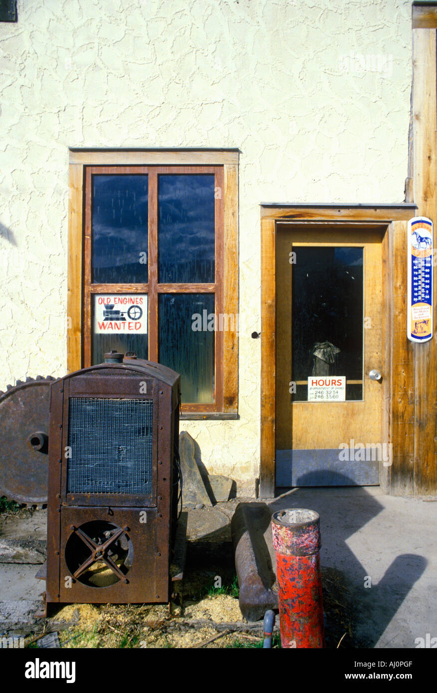 Exterior of gas station Paradise MT Stock Photo - Alamy