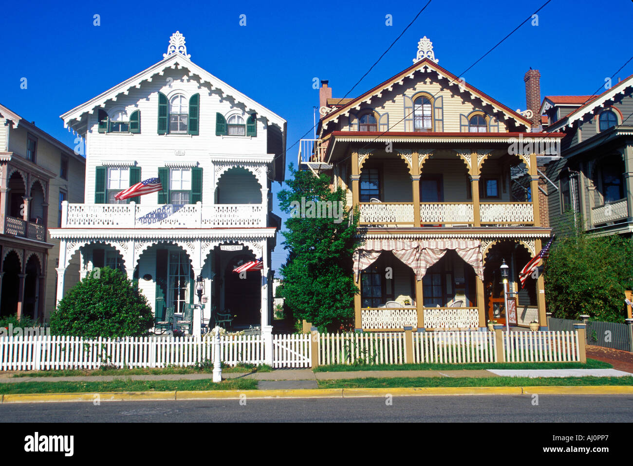 Cape may victorian homes hi-res stock photography and images - Alamy