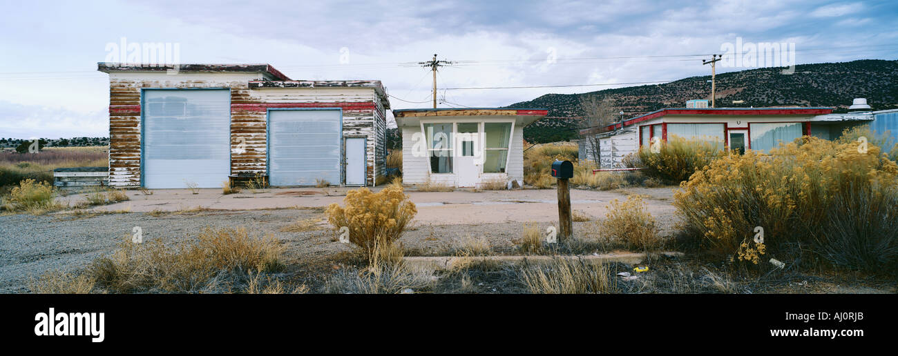 Deserted storefronts in southern UT Stock Photo - Alamy